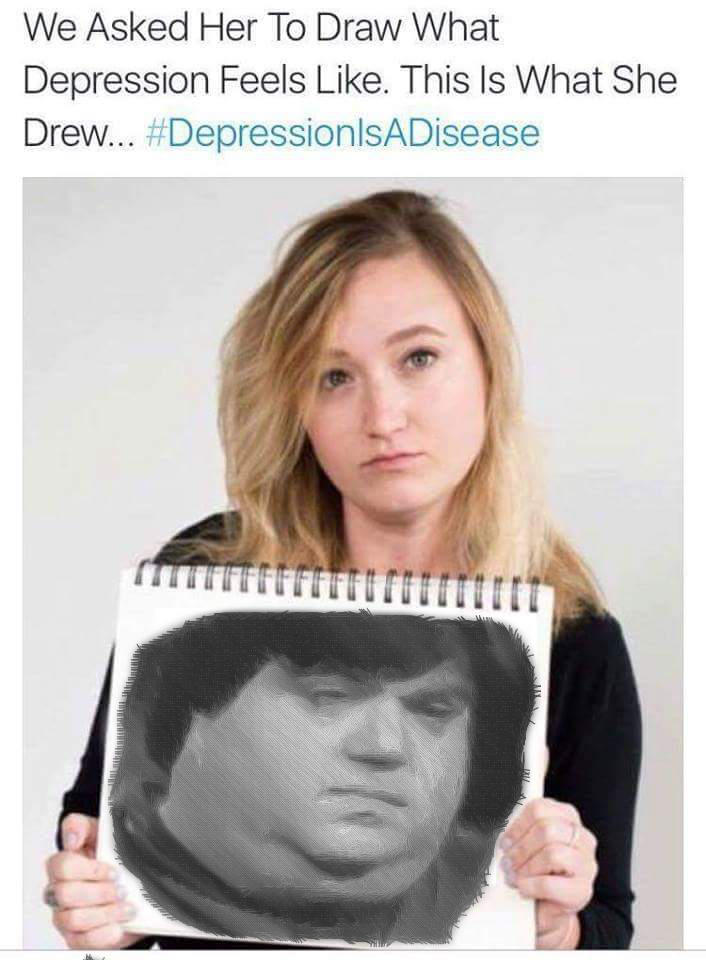 This is what she drew | Draw What Depression Feels Like | Know Your Meme