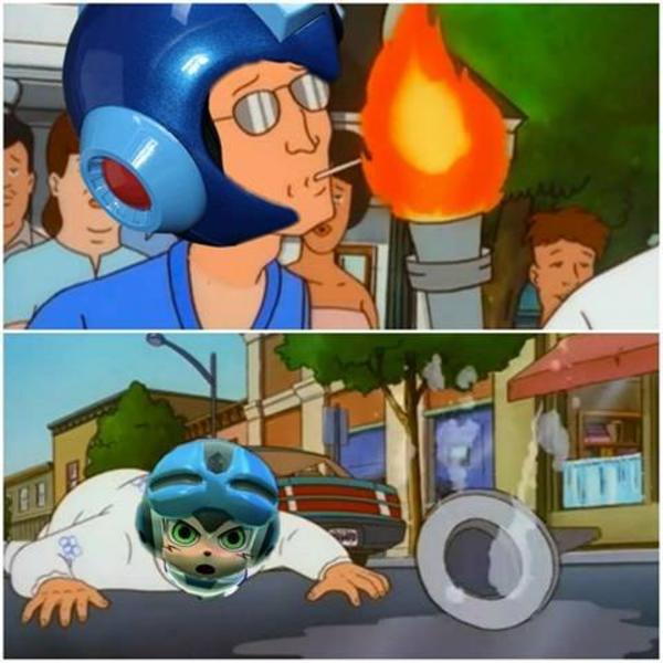 Gimme that torch. | Mega Man / Rockman | Know Your Meme