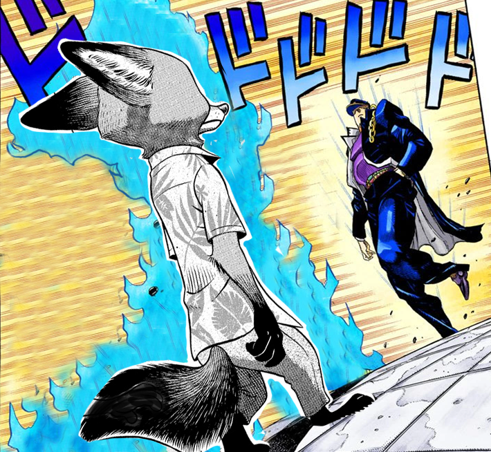 Nick Wilde and his Stand "I Will Survive" | Oh? You're Approaching Me ...