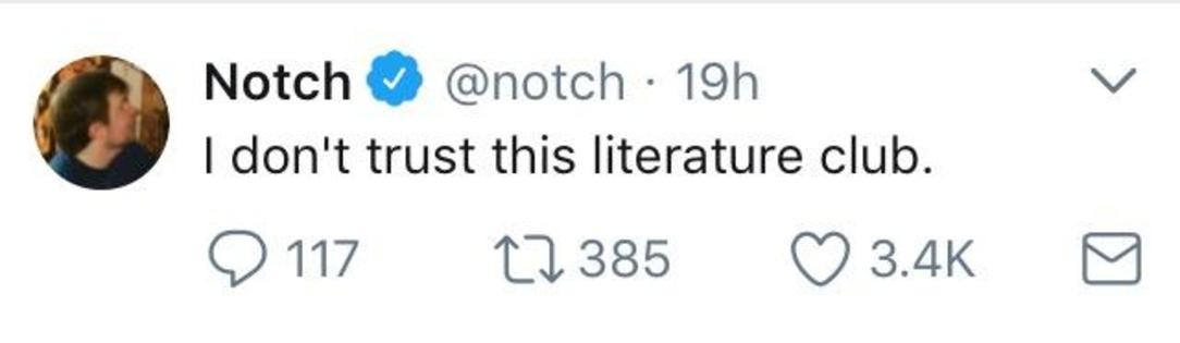 Notch knows what is up. | Markus Persson / Notch | Know Your Meme