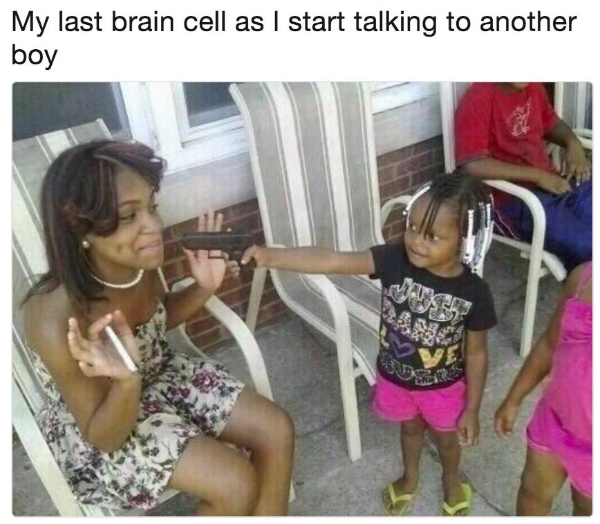 My last brain cell as I start talking to another boy | My Last Brain ...