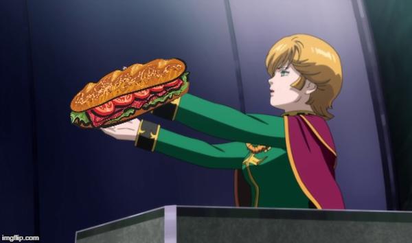 Minerva Zabi's Precious Sandwich | Mobile Suit Gundam | Know Your Meme