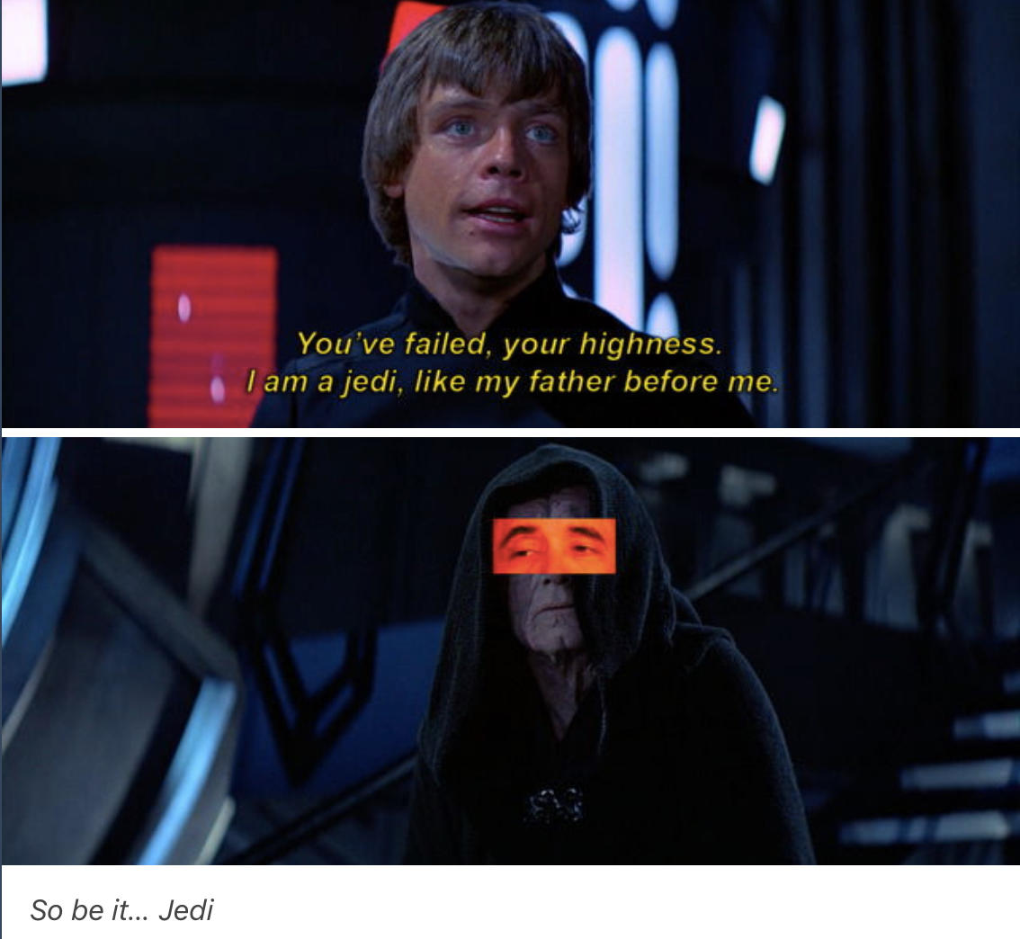 You’ve faiwwed, yow highness. | Then Perish | Know Your Meme