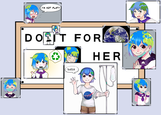 Do it for her | Earth-chan | Know Your Meme