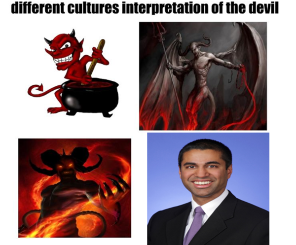 Ajit Pai Is The Devil | Ajit Pai | Know Your Meme