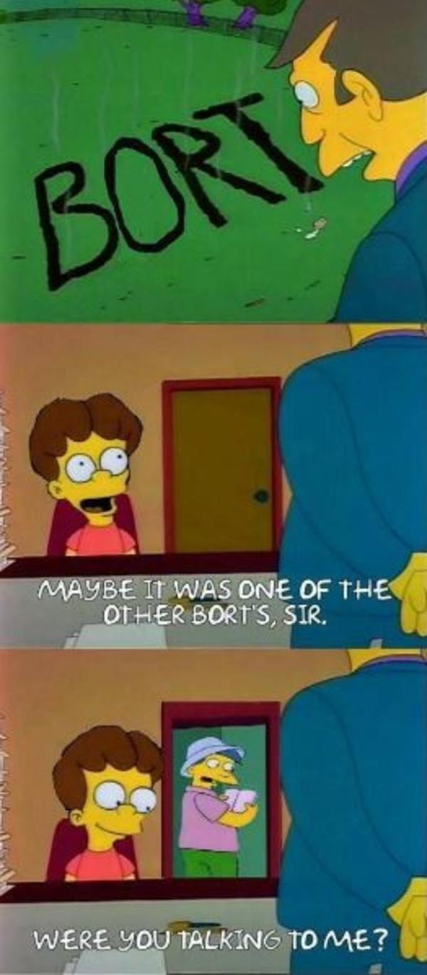 BORT! | Simpsons Shitposting | Know Your Meme