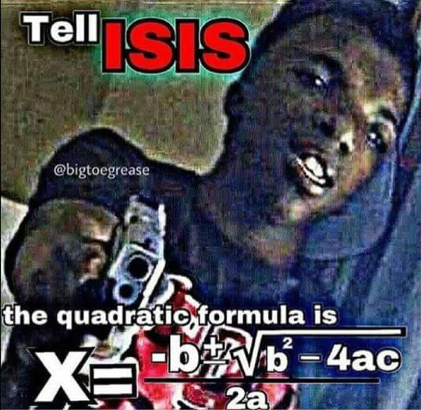 Y'all can't snitch | Tell ISIS | Know Your Meme