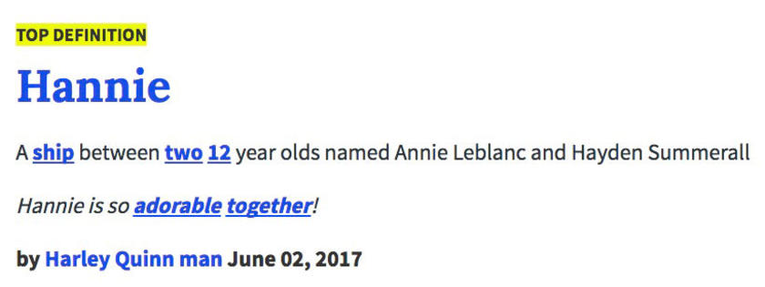 Hannie Definition | Hannie | Know Your Meme