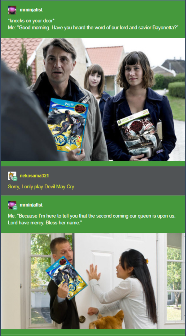 She coming back | Bayonetta | Know Your Meme