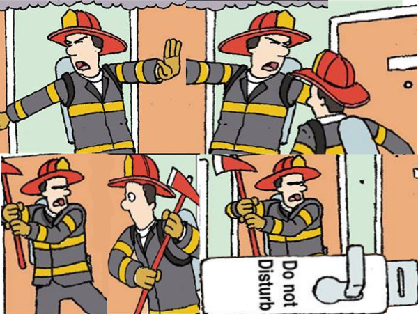 obligatory loss edit | Firefighters "Do Not Disturb" | Know Your Meme