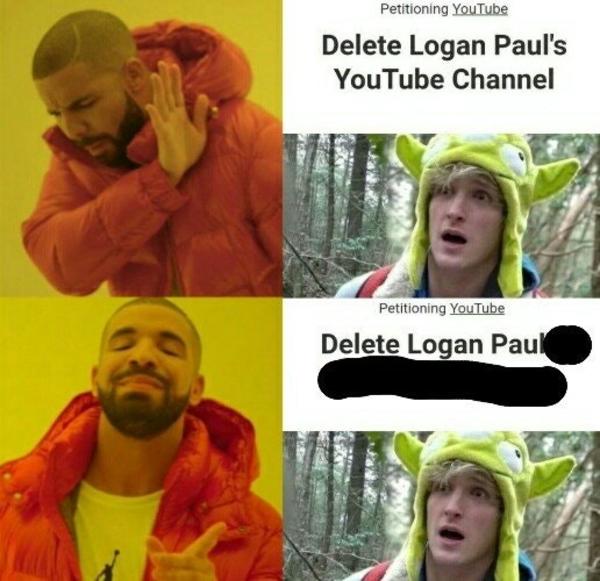 Drakeposting | Logan Paul's Suicide Forest Video | Know Your Meme