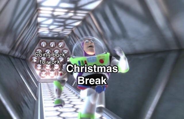 Going back to work / Christmas Break | Buzz Lightyear Outruns Spikes ...