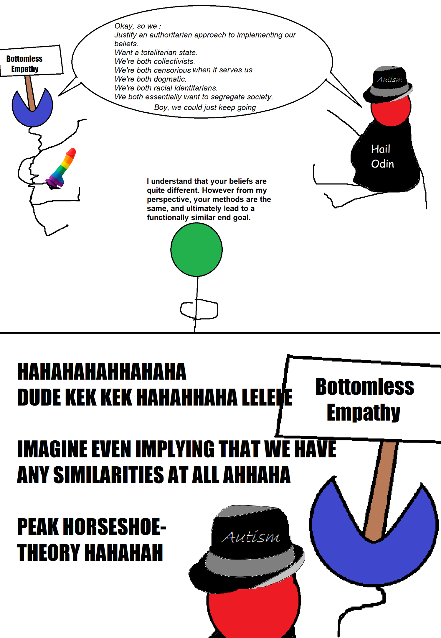 Imagine not wanting to take an extremist position on everything as a ...