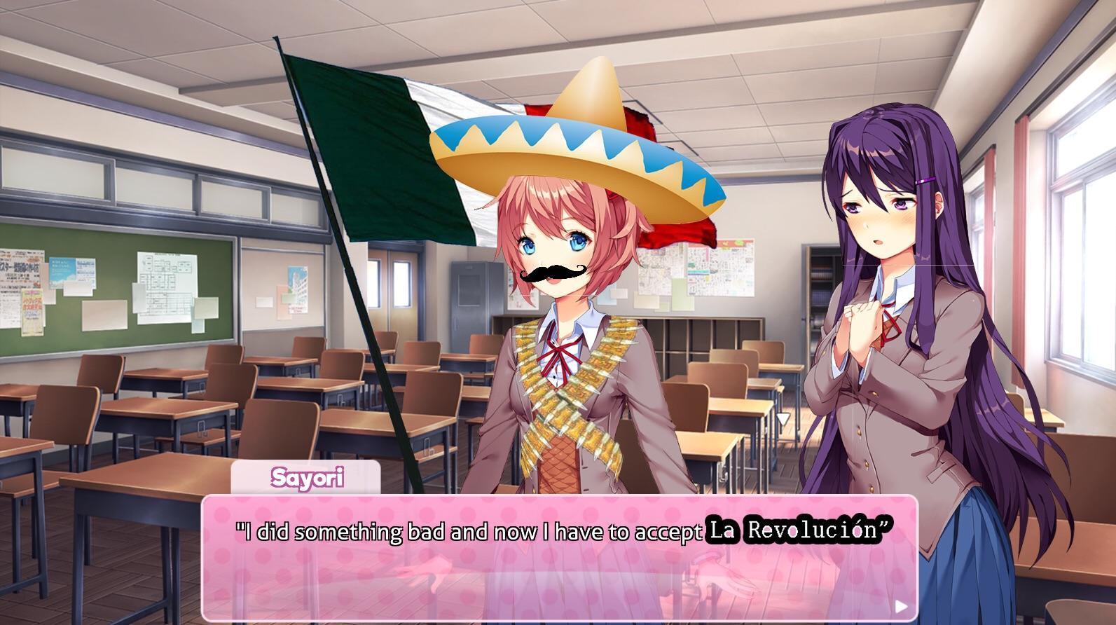 Ayy la revolución..! | Doki Doki Literature Club | Know Your Meme