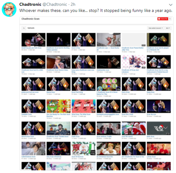 Chadtronic's Outburst | Chadtronic Scan | Know Your Meme