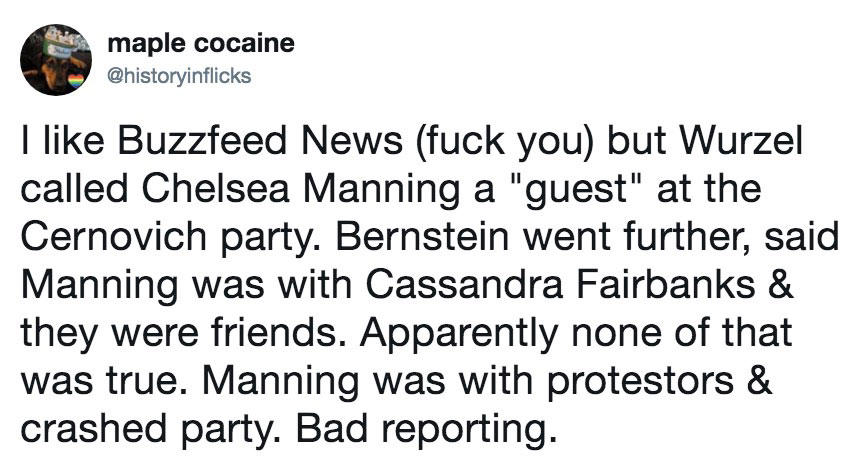 I like Buzzfeed News (fuck you) but Wurzel called Chelsea Manning a ...
