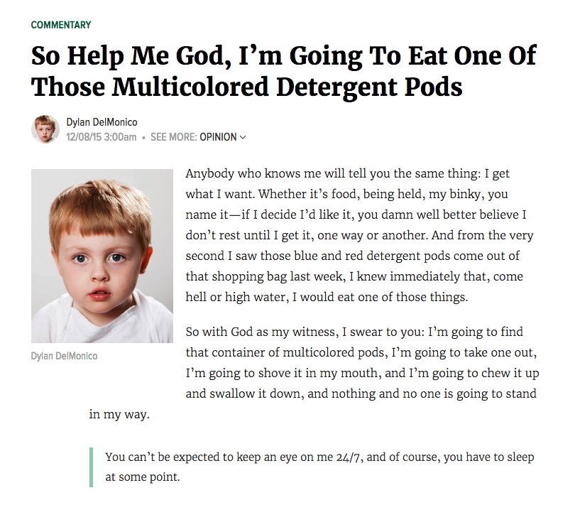 So Help Me God, I’m Going To Eat One Of Those Multicolored Detergent ...