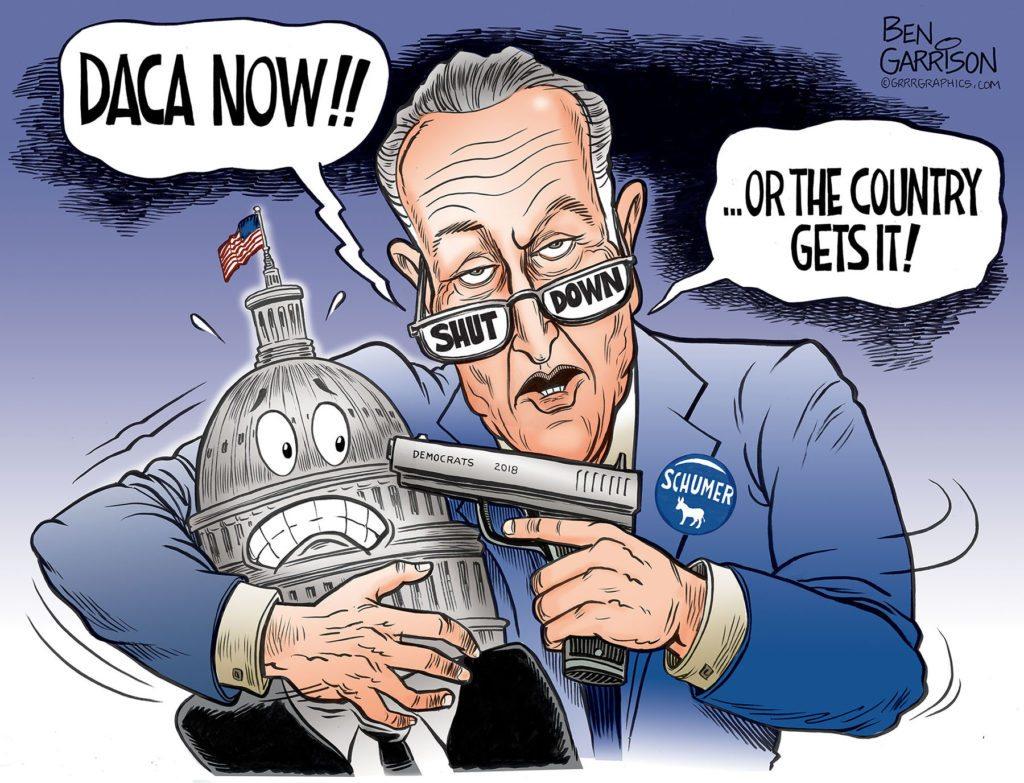 Schumer, The Hostage Taker | Ben Garrison | Know Your Meme