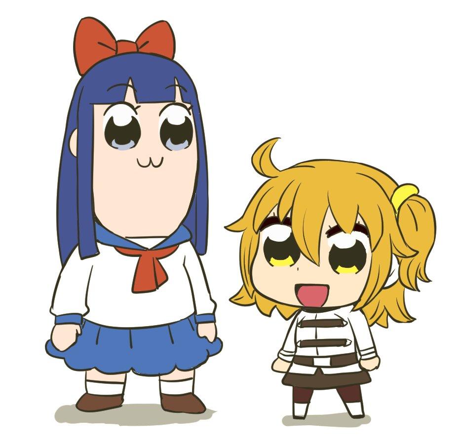 Pipimi and Gudako | Pop Team Epic | Know Your Meme
