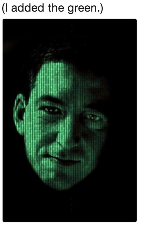 Greenwald (I added the green) | I Added the Green | Know Your Meme