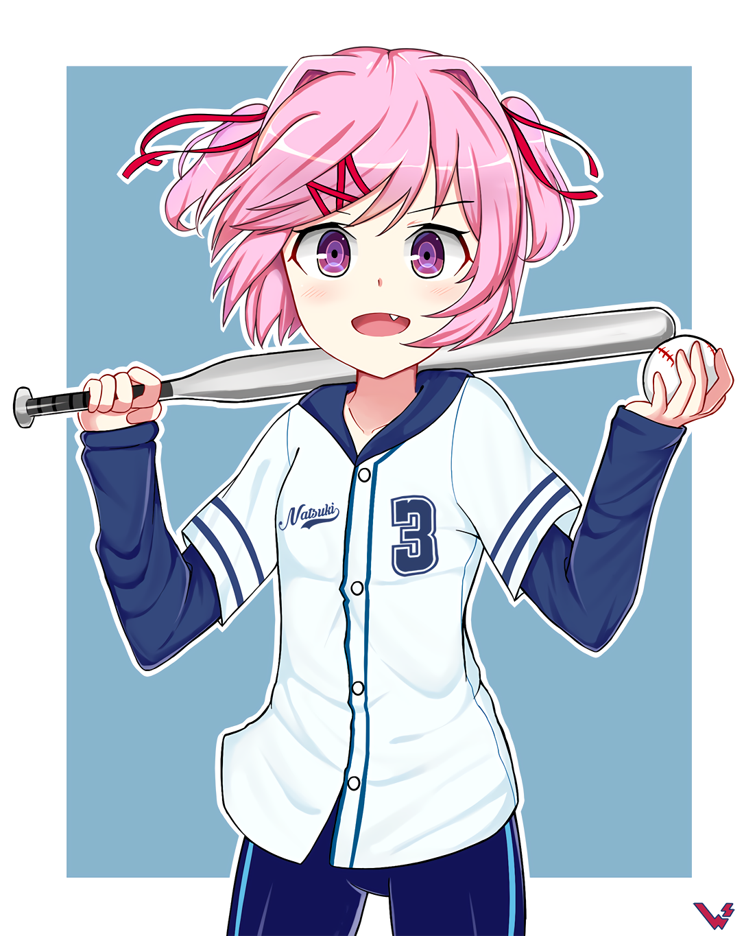 Natsuki - by Yukoharis. | Doki Doki Literature Club | Know Your Meme