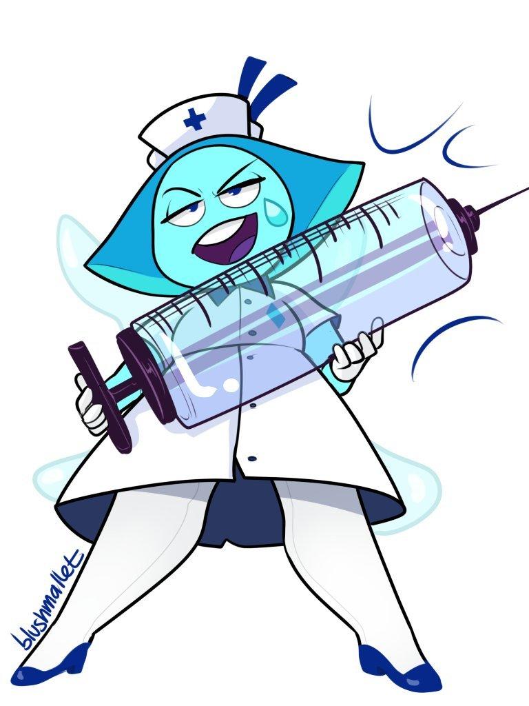 That syringe is actually regular size... | Steven Universe | Know Your Meme