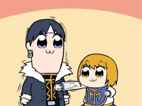 Kuroro and Kurapika | Pop Team Epic | Know Your Meme