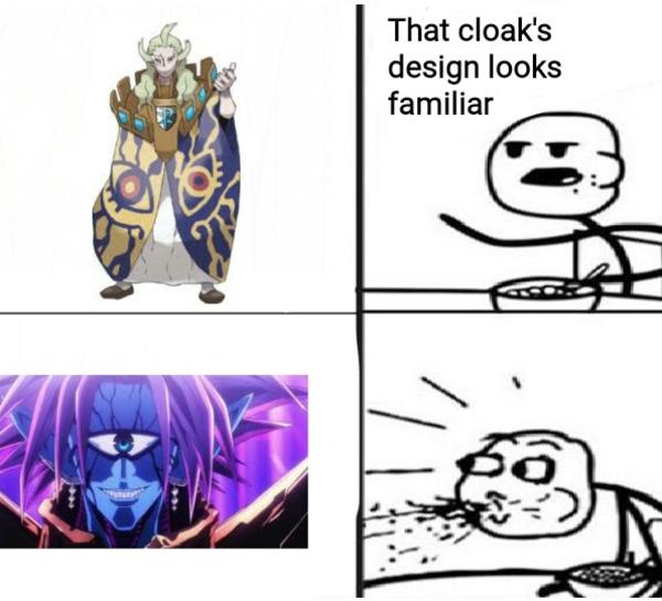 Ghetsis has something on his cloak | Know Your Meme