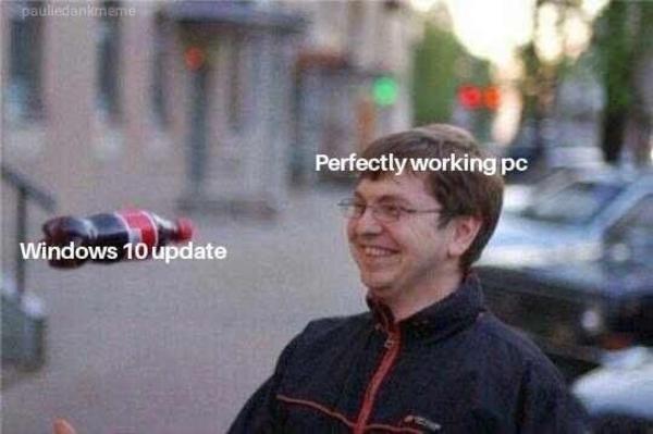 Unwanted update of Windows INCOMING | Windows | Know Your Meme