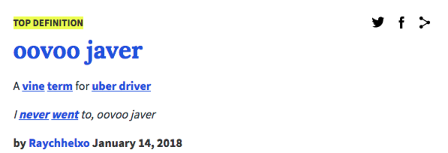 Oovoo Javer Urban Dictionary | Oovoo Javer | Know Your Meme