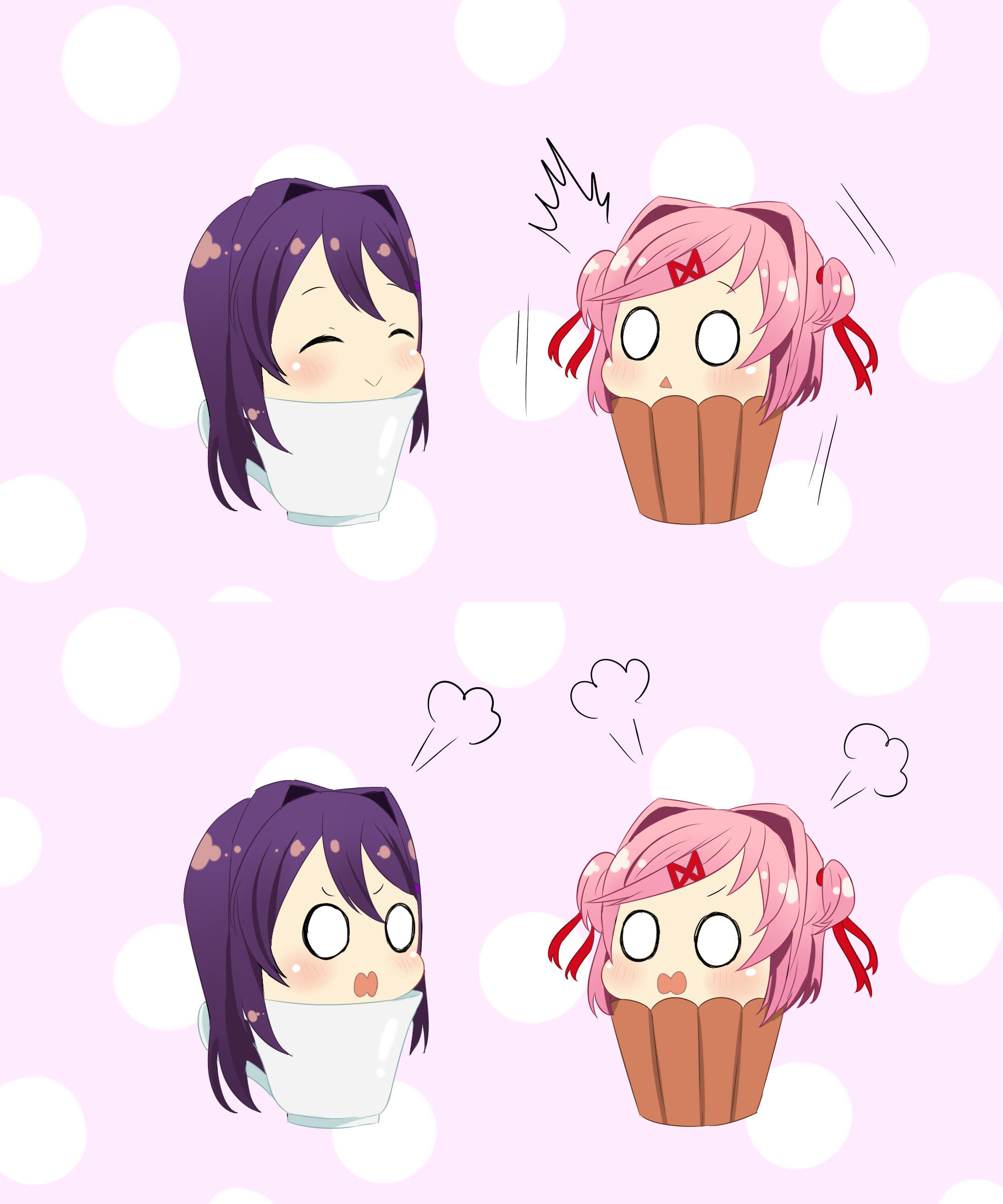 Cupyuri and Cupsuki by Angon623 | Doki Doki Literature Club | Know Your ...