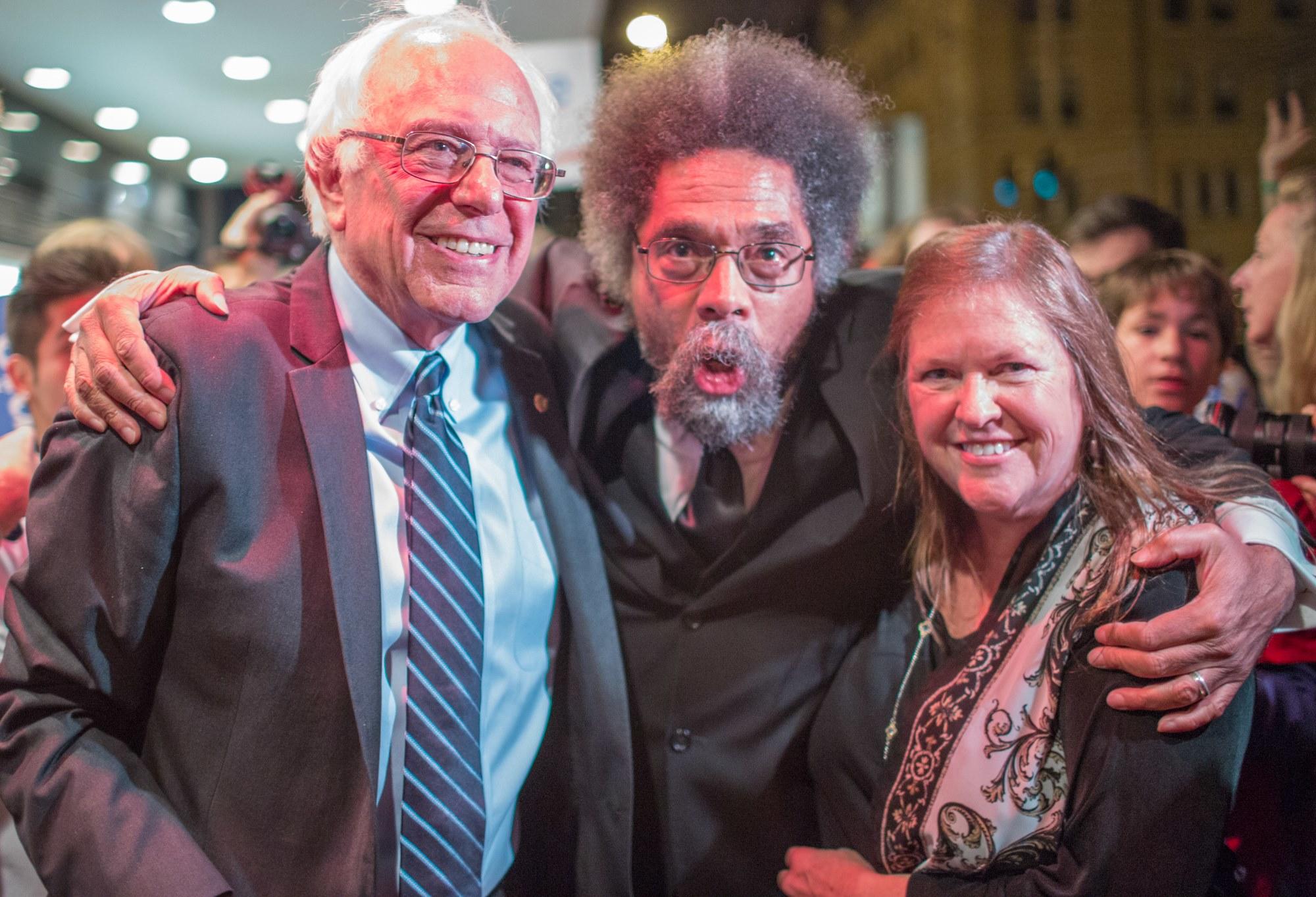Bernie Sanders Cornel West Jane Sanders | Bernie Sanders | Know Your Meme