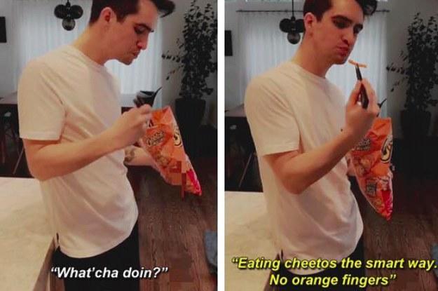 What'cha Doin? Eating Cheetos the Smart way | Eating Cheetos With ...