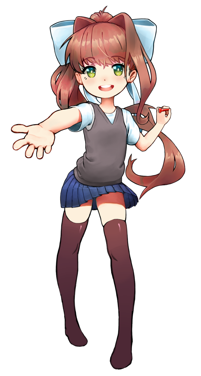 Little Monika | Doki Doki Literature Club | Know Your Meme