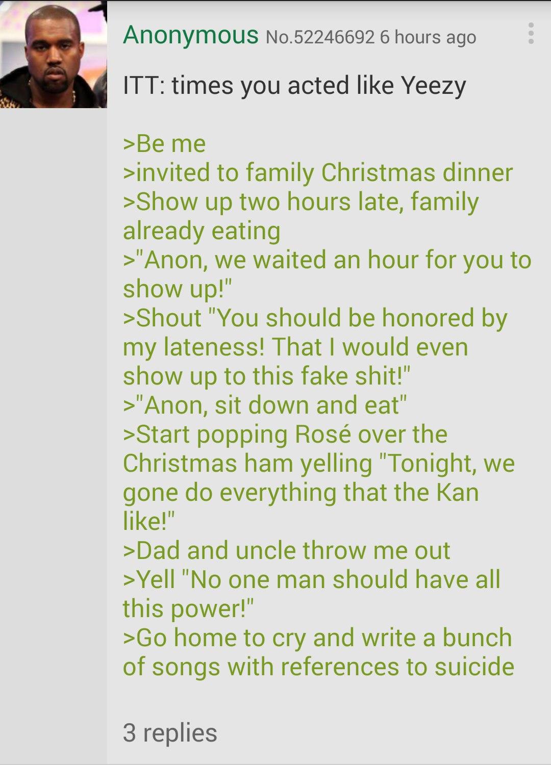 Just Like Yeezy | Greentext Stories | Know Your Meme