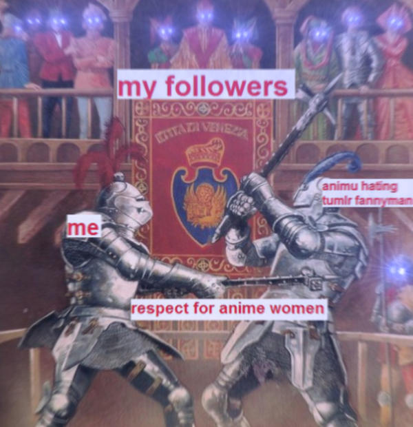 Respect anime women! | Glowing Eyes / Laser Eyes | Know Your Meme