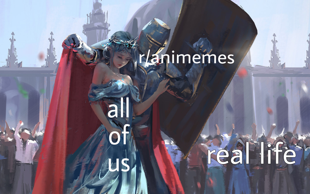 /r/animemes | Knight Protecting Princess | Know Your Meme