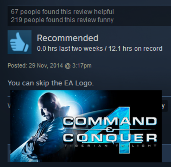 A step forward for EA | Steam User Reviews | Know Your Meme