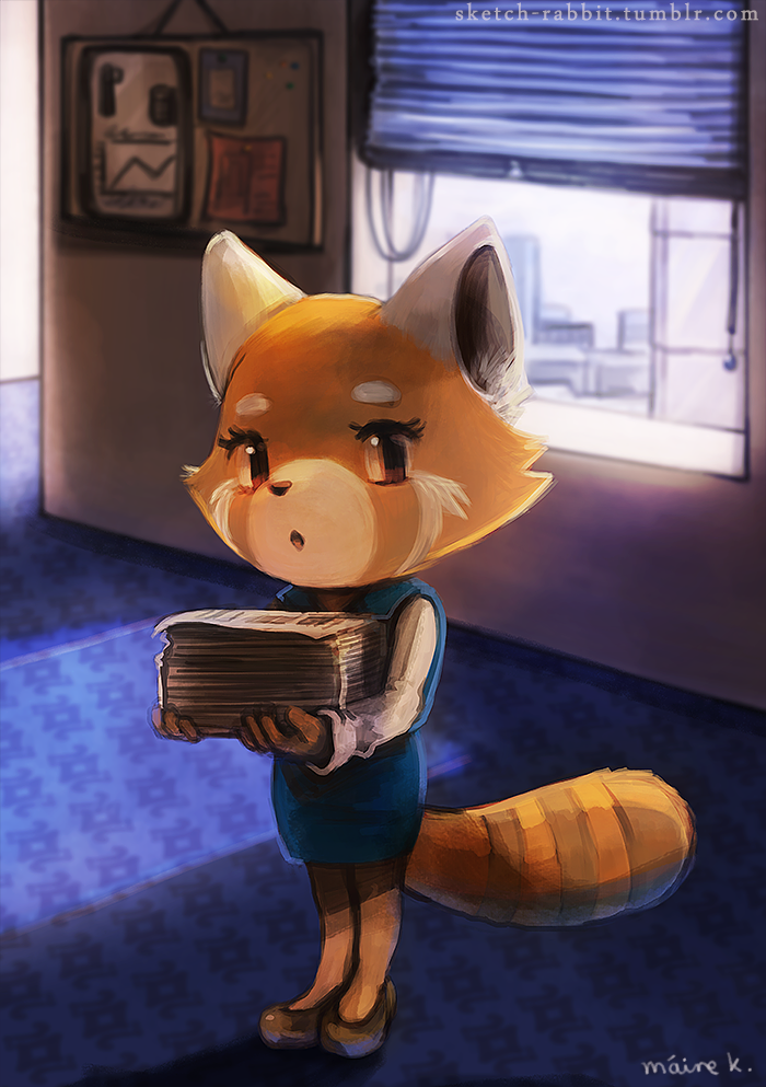 Average work day for Retsuko | Aggretsuko | Know Your Meme