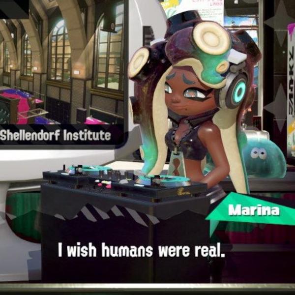 Marina wishes humans were real | Splatoon | Know Your Meme
