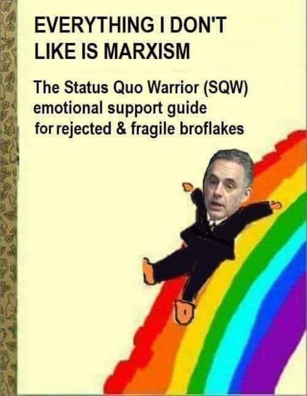 Substitute Marxism with Post-Modernism and you have his whole schtick ...