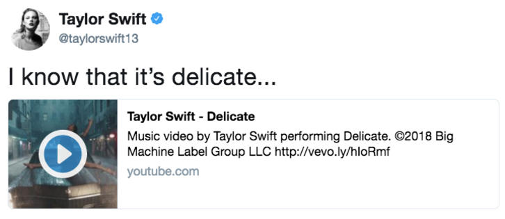I know that it’s delicate... | Taylor Swift "Delicate" Music Video ...