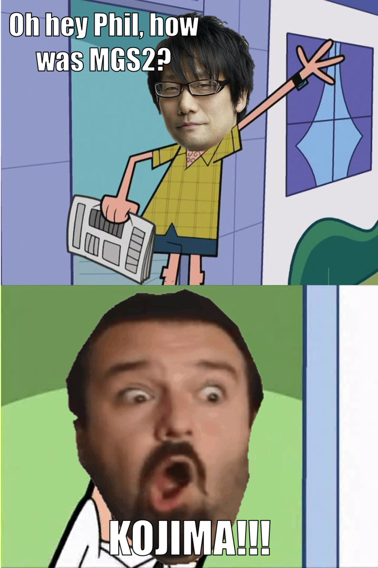 Mr. Turner and Dinkleberg but it's DSP and Kojima | DSPGaming | Know ...