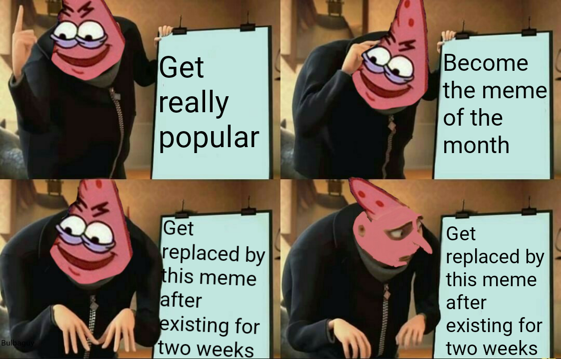 Patrick plan | Gru's Plan | Know Your Meme