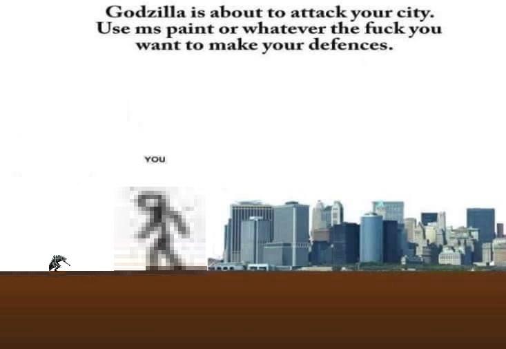 Godzilla stopped by (((you)) | Godzilla Is About to Attack Your City ...
