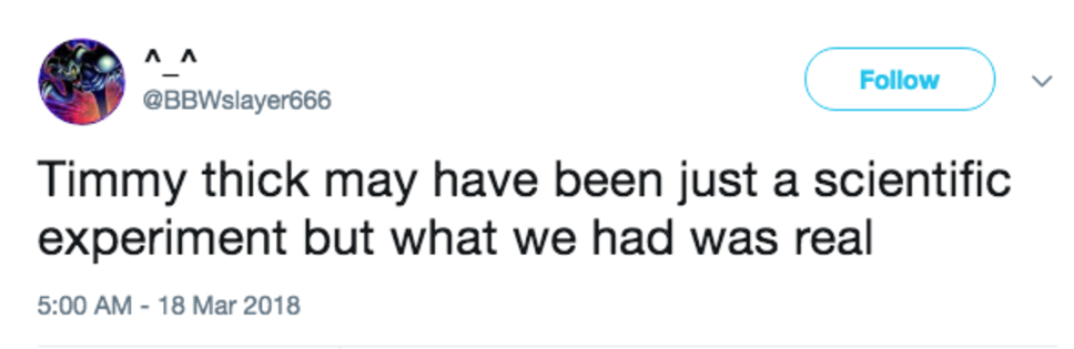 What We Had Was Real | Timmy Thick | Know Your Meme