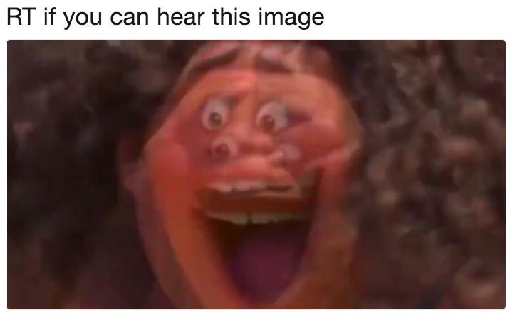 You're Welcome | RT If You Can Hear This Image | Know Your Meme