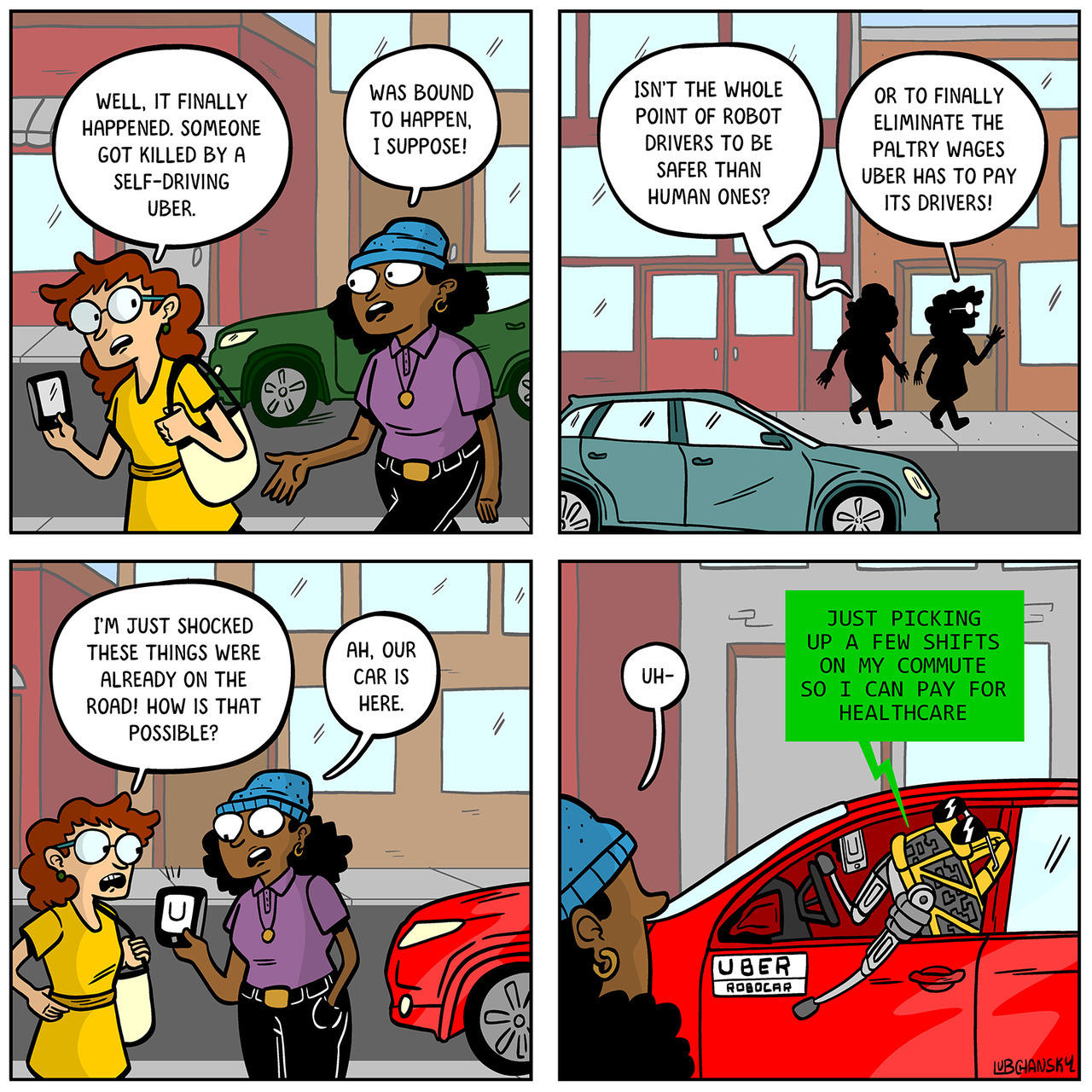 "Hard Drive" by Matt Lubchansky | Self-Driving Car | Know Your Meme