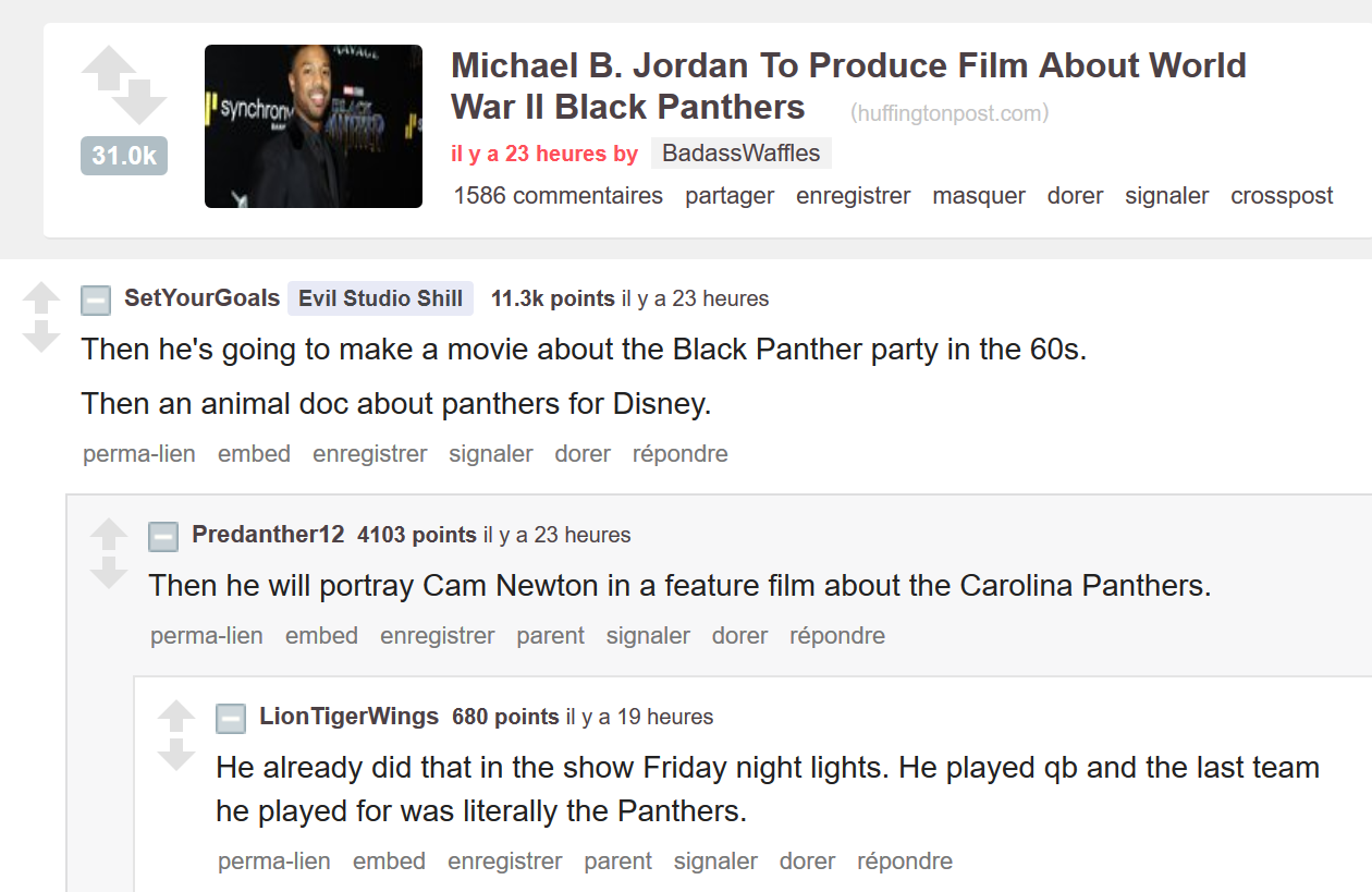 Michael B. Jordan have a one track mind | Reddit | Know Your Meme