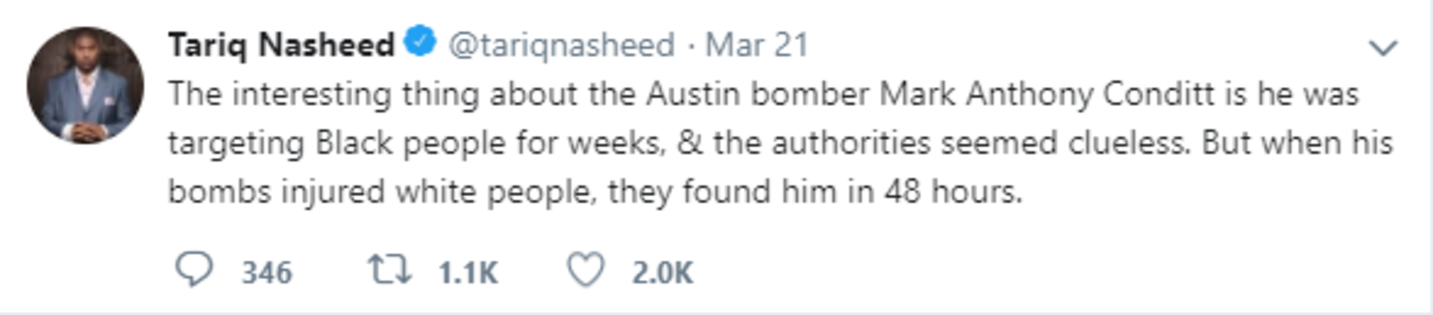 Just stop Tariq... | 2018 Austin Bombings | Know Your Meme